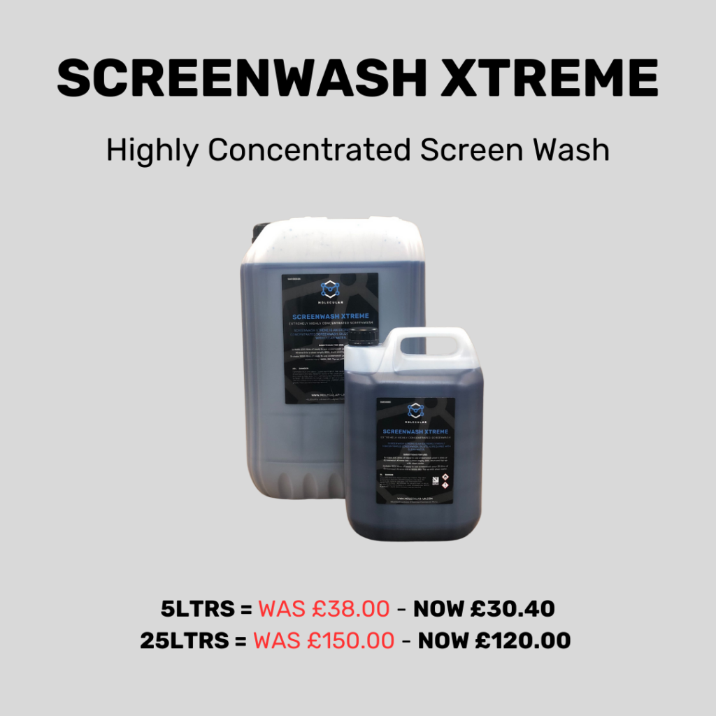 SCREENWASH XTREME - Highly Concentrated Screen Wash - Molecular UK